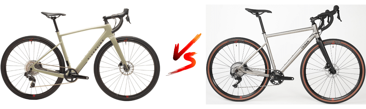 Test du vélo gravel carbone Riverside GCR de Decathlon